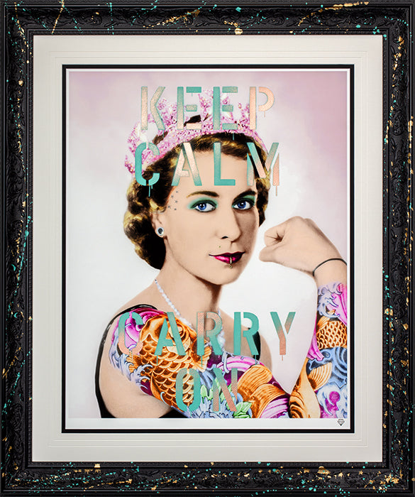 Colour Queen Tattoo - Stencil Edition by JJ Adams – Robertson Fine Art